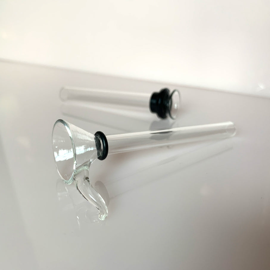 replacement glass bowl slide set - 4"